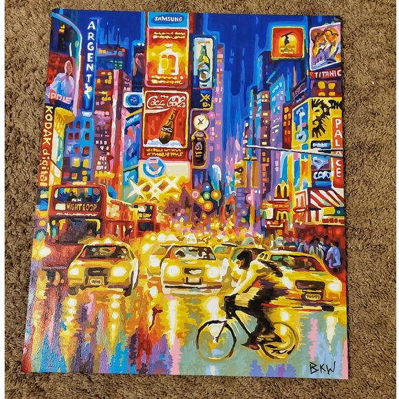 Wall Decor | Times Square Paint By Number 2 X 23 | Poshmark